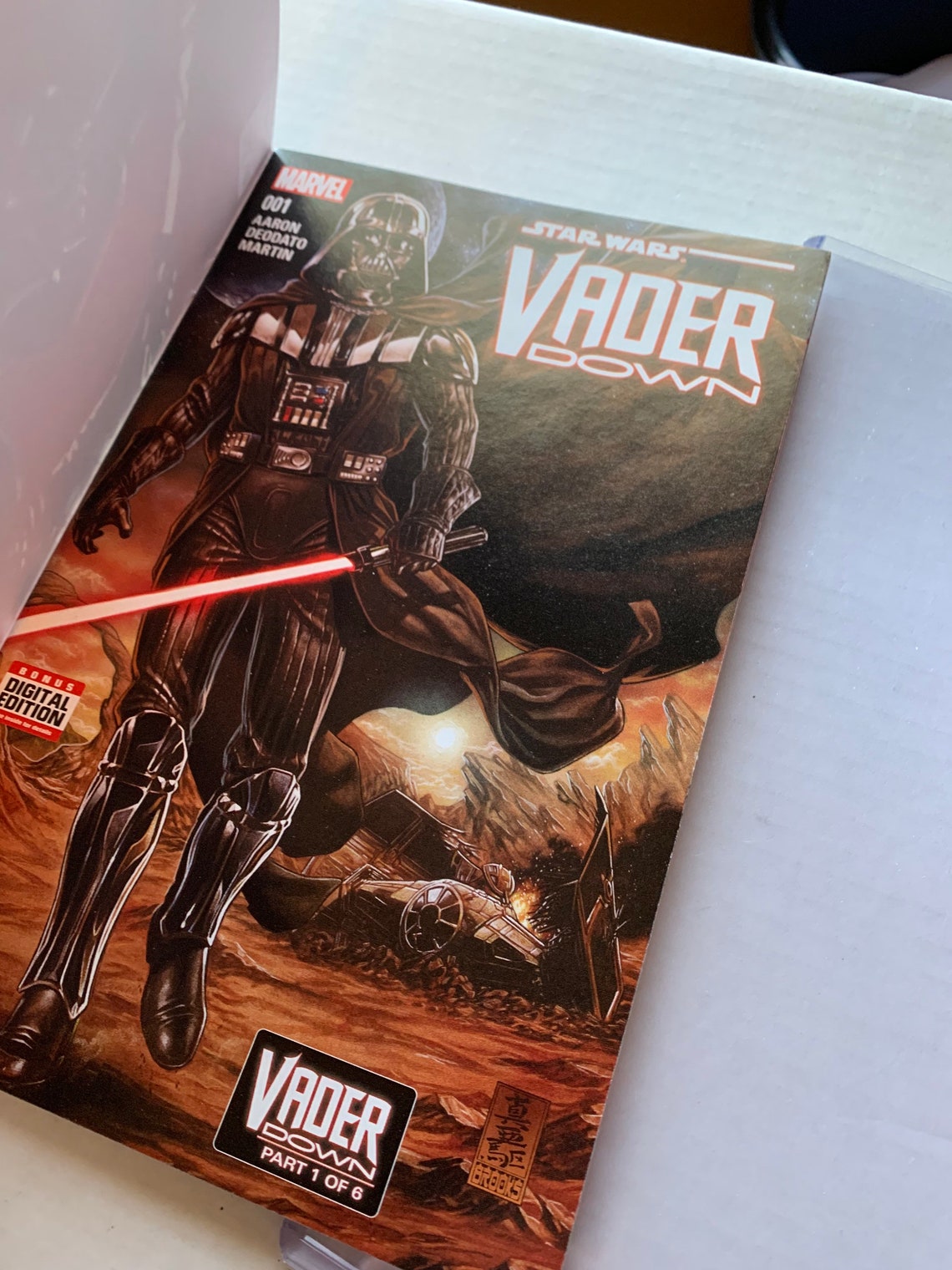 Star Wars Darth Vader Vader Down Comic (original Illustration by Wayne ...