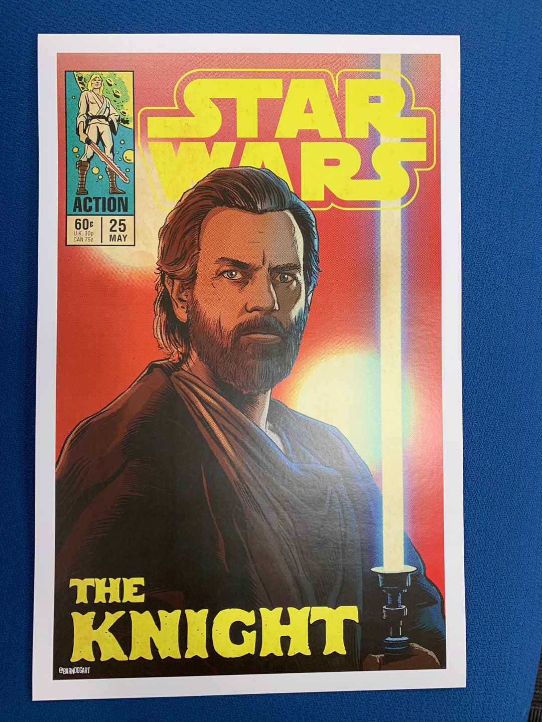 11x17 Star Wars Obi Wan Kenobi the Knight! VINTAGE Comic Cover Style ...