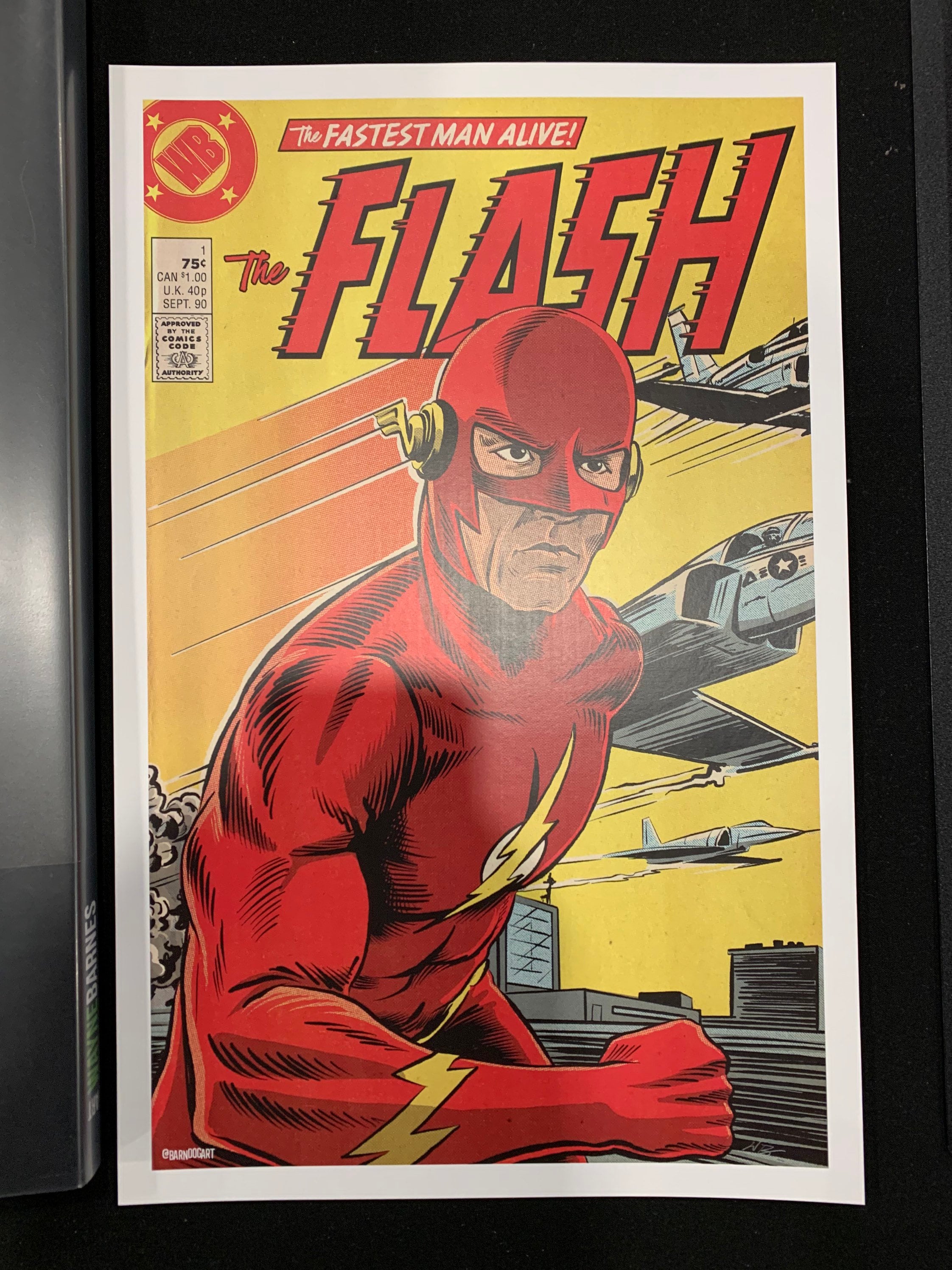 The Flash Comic Art