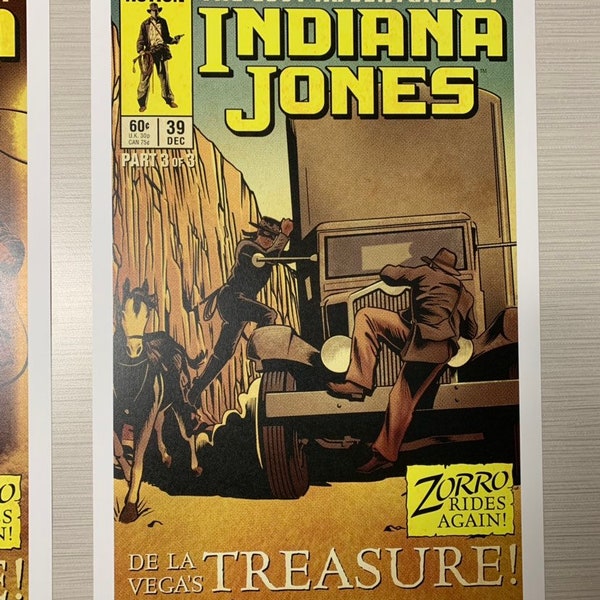 Indiana Jones Comic Book - Etsy
