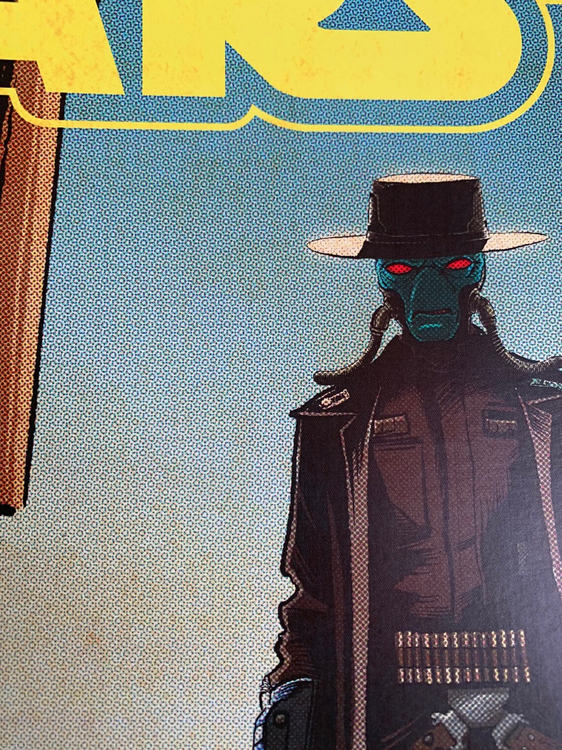 11x17 Star Wars Mandalorian showdown at Mos Pelgo Cad Bane | Etsy