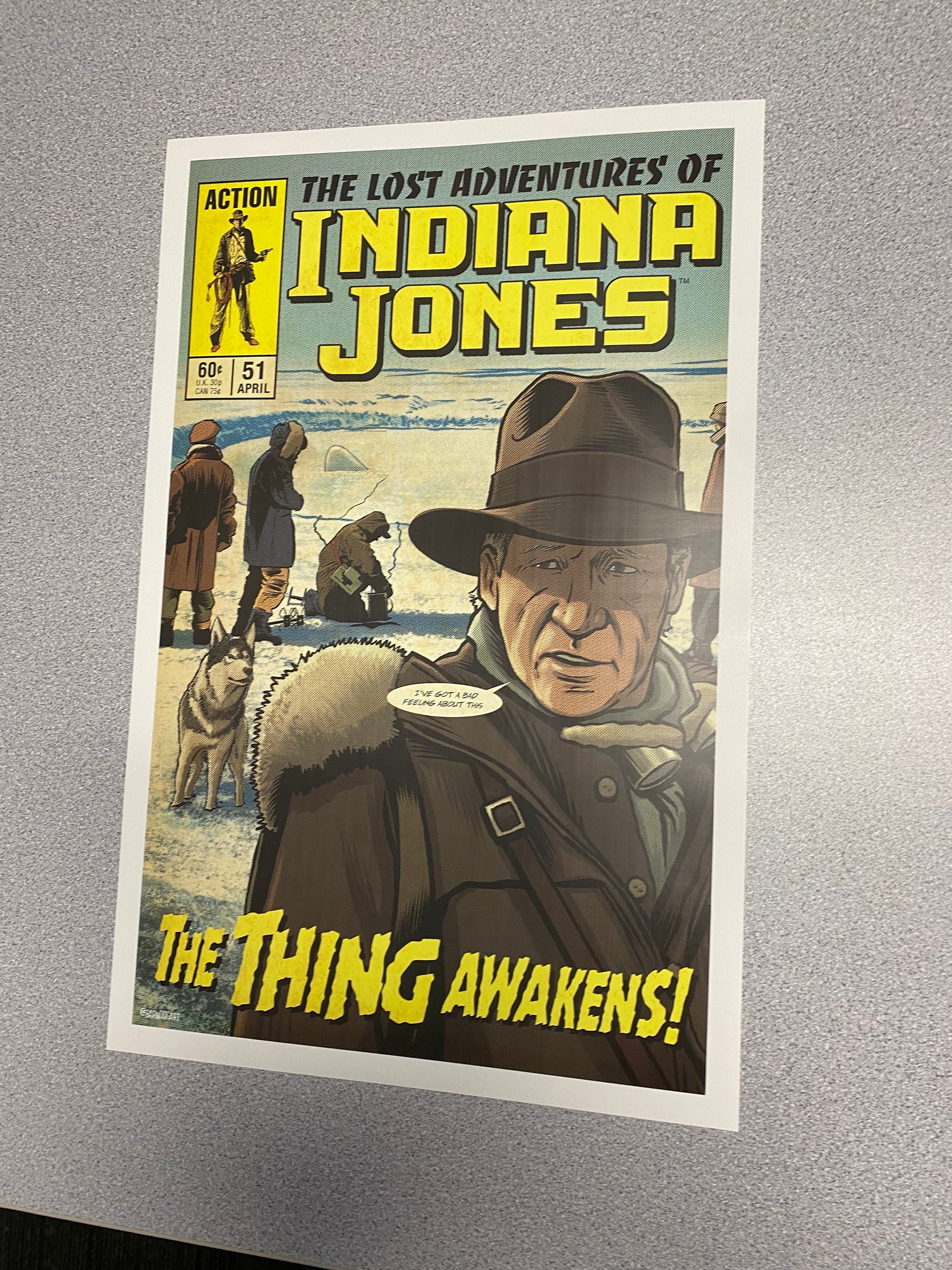 11x17 the Thing From Another World Crossover Vintage Marvel Further ...