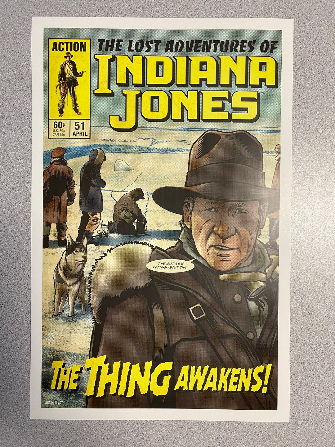 11x17 the Thing From Another World Crossover Vintage Marvel Further ...
