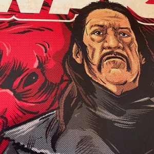 Buy 11x17 Star Wars Mandalorian Danny Trejo rancor Keeper Book of Boba ...