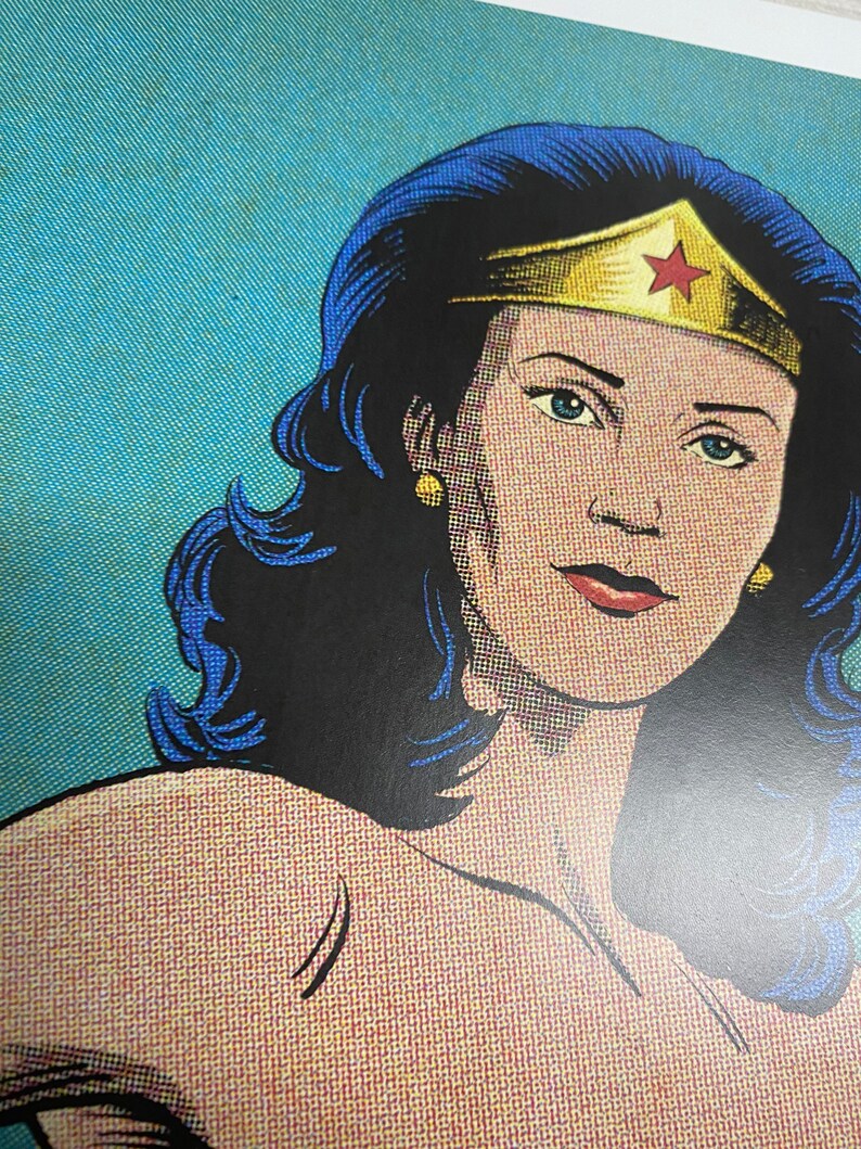 11x17 Wonder Woman Lynda Carter 70s TV Poster Cover Lasso Superhero ...