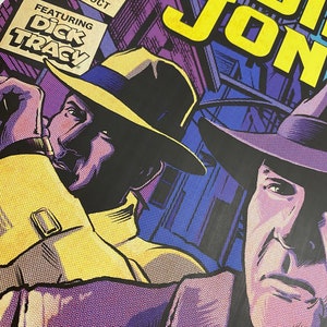 Vintage Indiana Jones Comic Cover Art Tribute Featuring the Dock Tracy ...