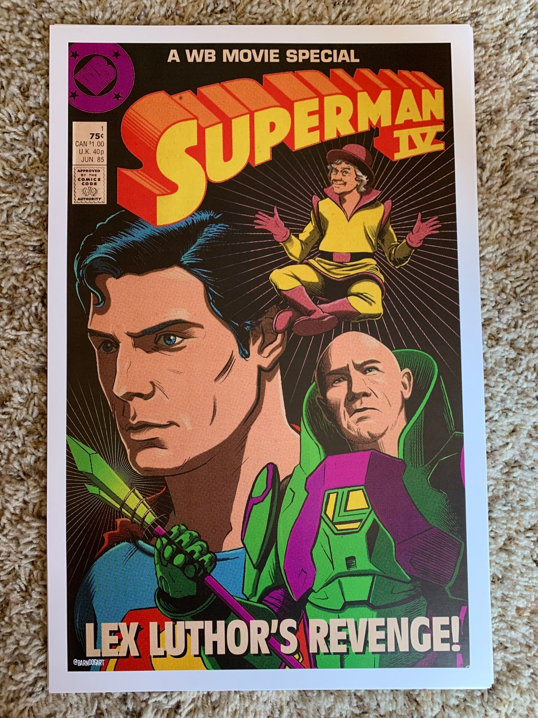 11x17 Superman 4 Elseworld Cover Christopher Reeve Lex Luthor Mr ...