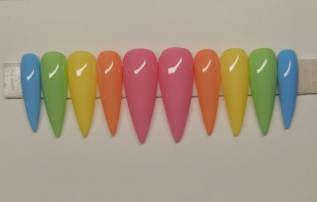 Enid Sinclair Werewolf Claws Custom Gel Press on Nails - Etsy