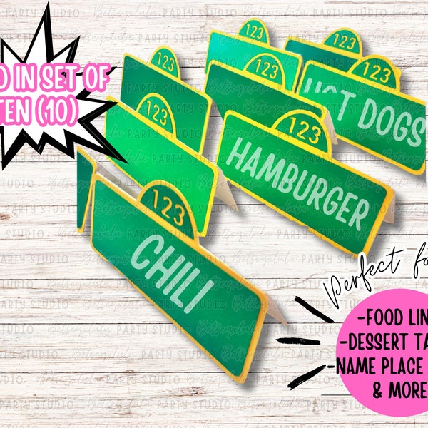 Sesame Food Labels - Etsy