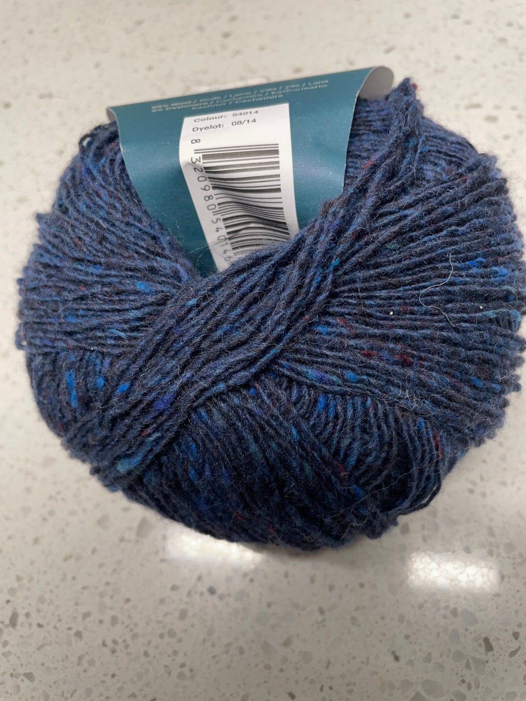 Debbie Bliss Fine Donegal Merino and Cashmere Yarn Color 14 Midnight - Etsy