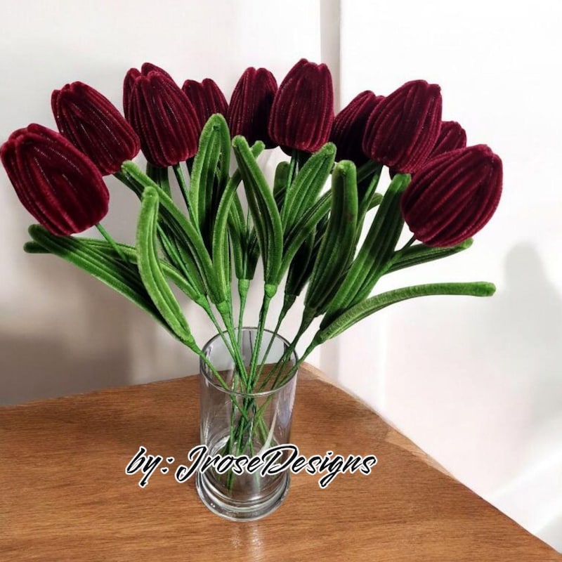 Fuzzy Wire Flowers - Etsy
