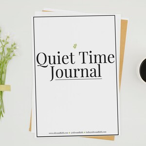 Quiet Time Prayer Journal Printable 8.5x11 Instant Download - Etsy