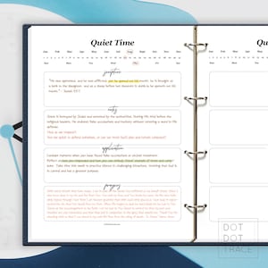 Printable Quiet Time Journal: Daily Devotionals & Scripture (PDF) - Etsy