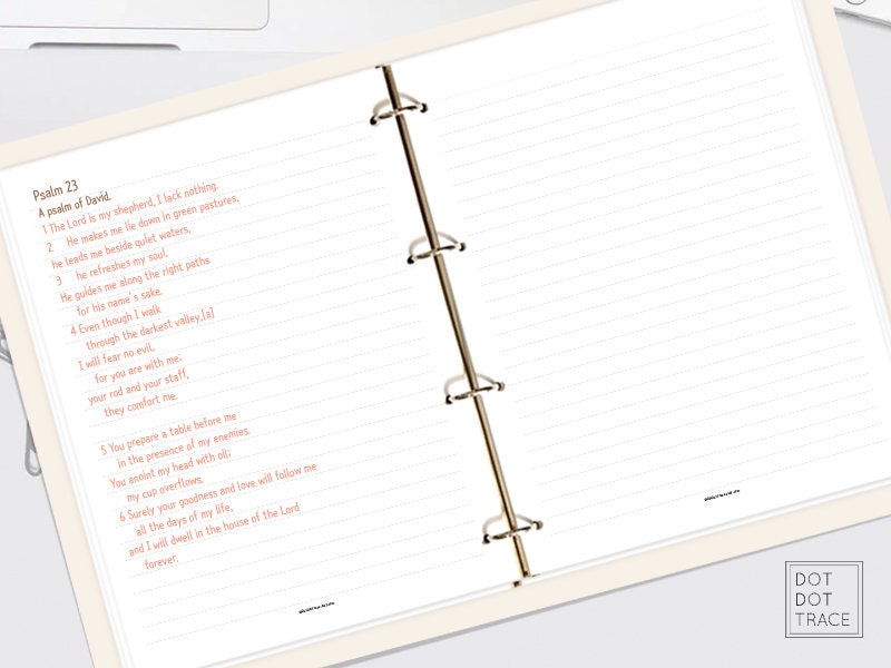 Printable Planner Essential Insert Packet Ruled Paper Dotted | Etsy