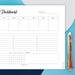 Printable Weekly Dashboard Planner: Productivity Tracker (letter & A4 ...