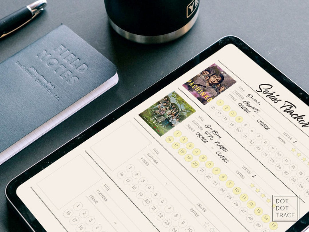 Goodnotes TV Series Tracker Template (JPG Download) - Etsy
