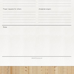 Printable Daily Devotions Planner: Christian Journal Template (PDF) - Etsy
