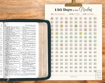 30 Day Bible Reading Plan Psalms and Proverbs - Etsy