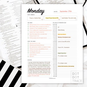 Printable Happy Planner Classic Sized 7 Day Minimal Planner Daily ...