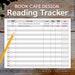 Book Cafe Designed Reading Tracker Reading Bookshelf 60 Books to Read ...