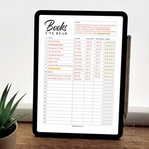 Printable Books I've Read Book Tracker Book Reading List Reading Log ...