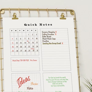 Printable Quick Notes Templates Essential Quick Notes Template on Your ...