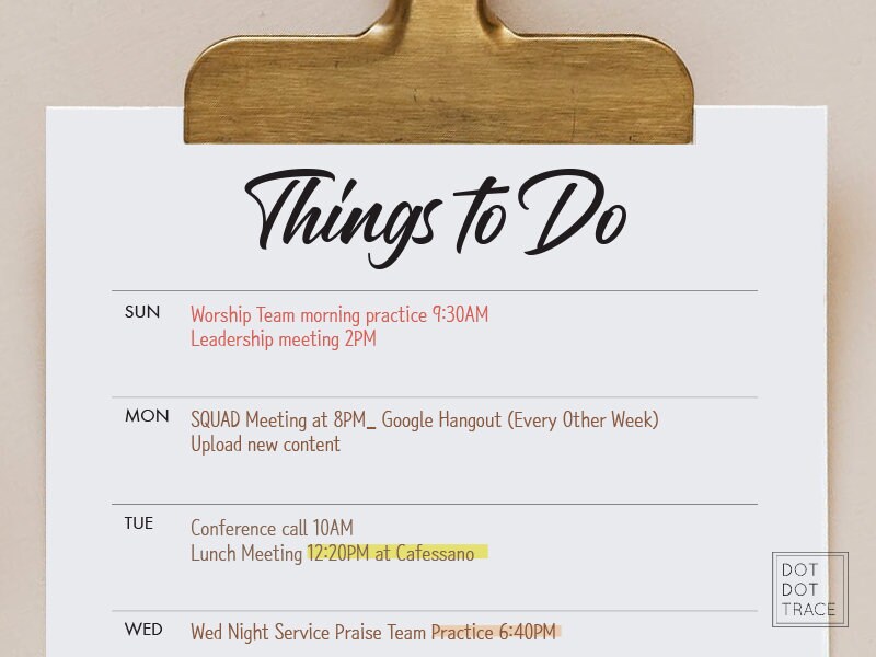 Sunday Start Printable Things to Do Weekly Planner Daily Planner 7 Day ...