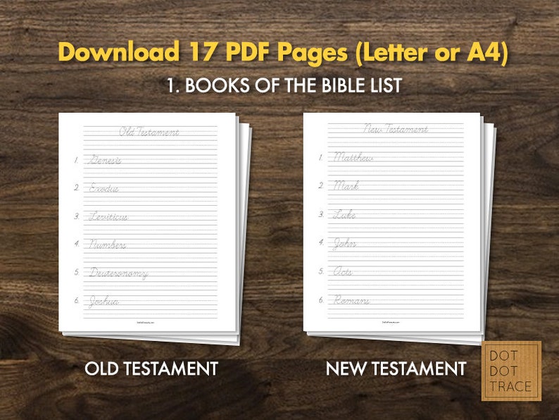 Printable Biblical Cursive Writing Practice Book for Kids and Adults ...