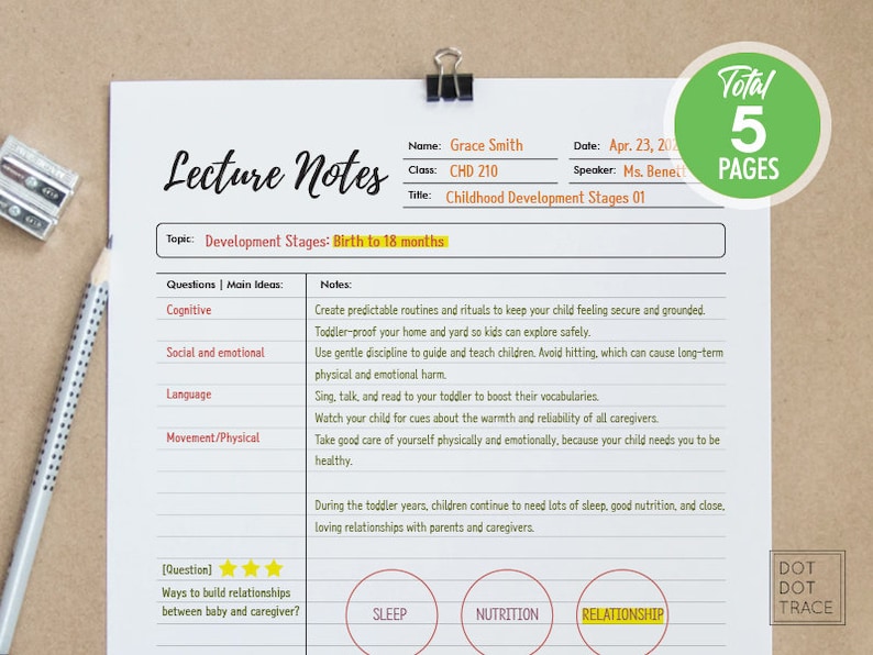 Buy Printable Lecture Notes Study Planner Lecture Summary Note Online ... Buy Printable Lecture Notes Study Planner Lecture Summary Note Online ...