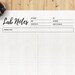 Printable Student Lab Notes Lab Notes Student Planner Printable ...