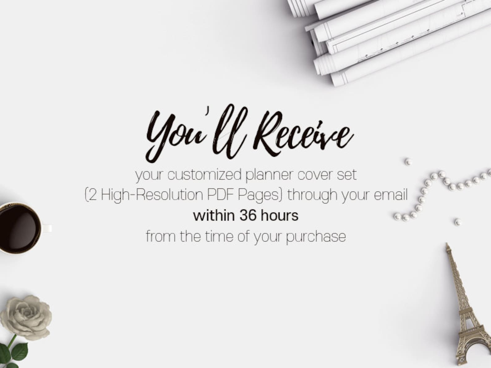 Printable Custom Planner Cover PDF Pages Customized Planner | Etsy