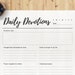 Printable Daily Devotions Planner: Christian Journal Template (PDF) - Etsy
