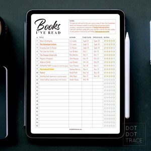 Printable Books I've Read Book Tracker Book Reading List Reading Log ...