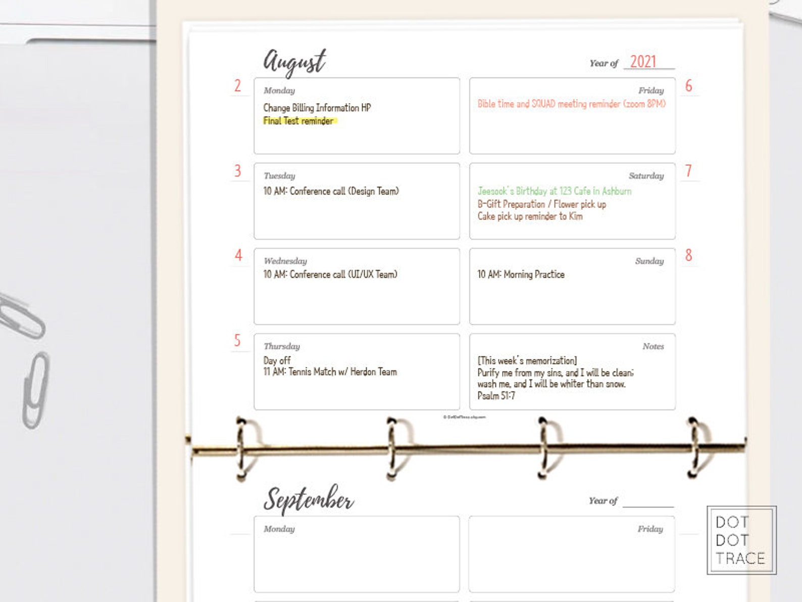 Printable Horizontal 12 Month Planner Monthly Planner Work - Etsy