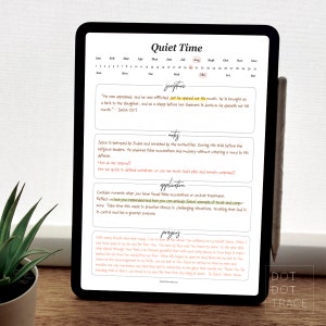 Printable Quiet Time Journal: Daily Devotionals & Scripture (PDF) - Etsy