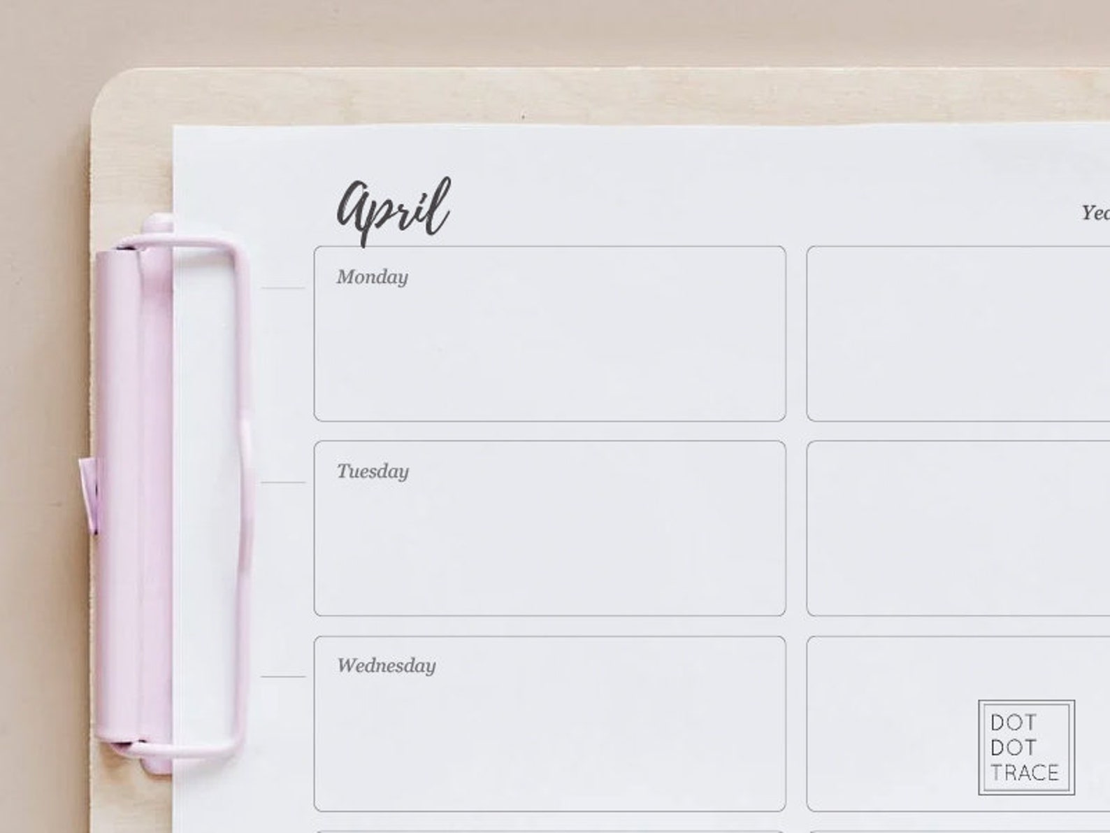 Printable Horizontal 12 Month Planner Monthly Planner Work - Etsy