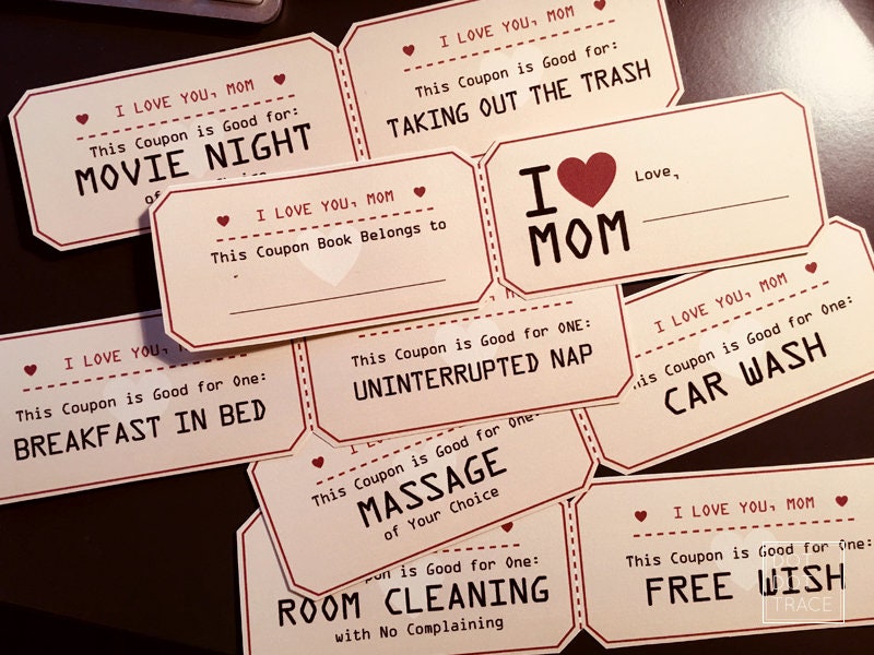 Printable Coupon Book for Mom & Dad Coupon Book for Parents - Etsy