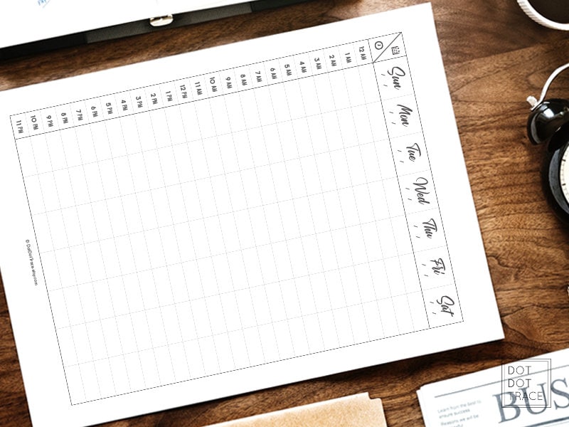 Sunday Start Printable Weekly Scheduler Weekly Planner 7 Day - Etsy