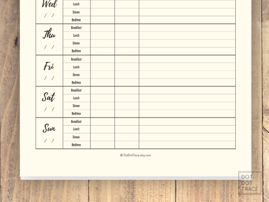 Printable Diabetes Log Template Daily Diabetes Tracker Daily | Etsy