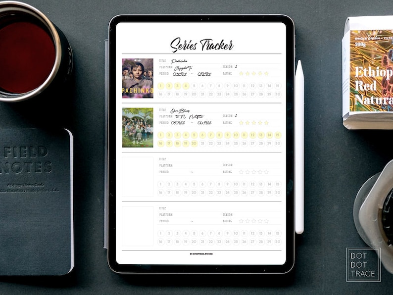 Goodnotes TV Series Tracker Template (JPG Download) - Etsy