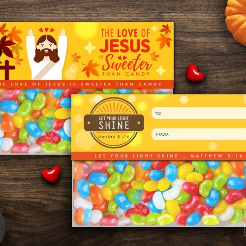 Christian Easter Treat Bag Topper for Starbursts - Etsy