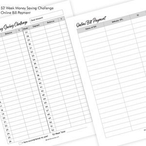 Printable Budget Planner Package Expense Tracker Finance Planner Family ...