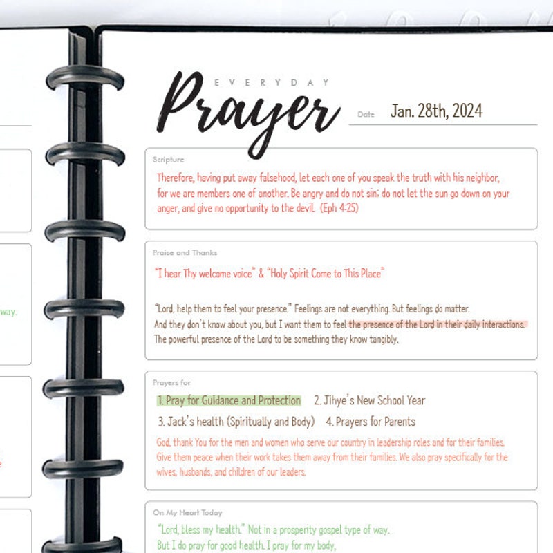 Prayer List - Etsy