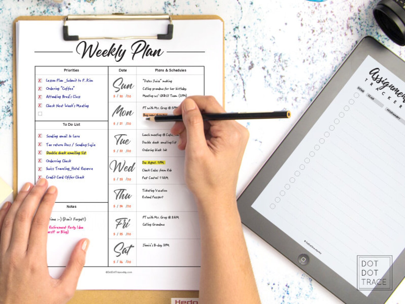 A5_sunday Start Printable Weekly Planner Daily Planner 7 Day - Etsy