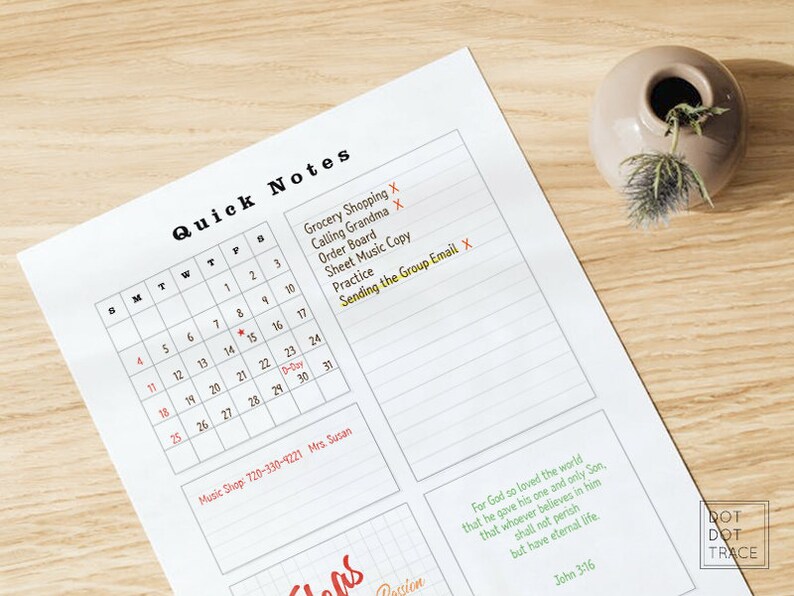 Printable Quick Notes Templates Essential Quick Notes Template - Etsy
