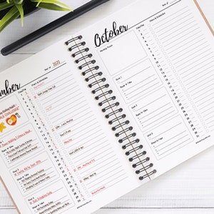 Printable Monthly Planner Daily Planner Day Planner Work Planner Weekly ...