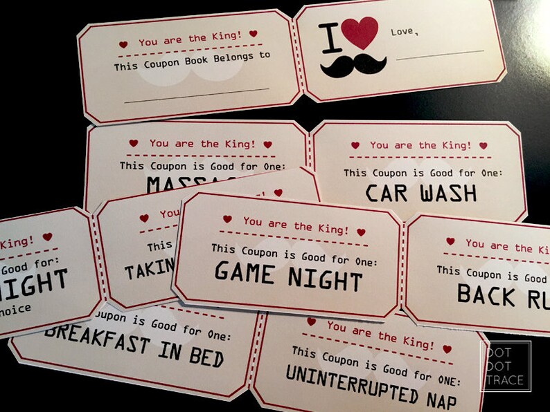 Printable Coupon Book for Mom & Dad Coupon Book for Parents Coupon Book ...