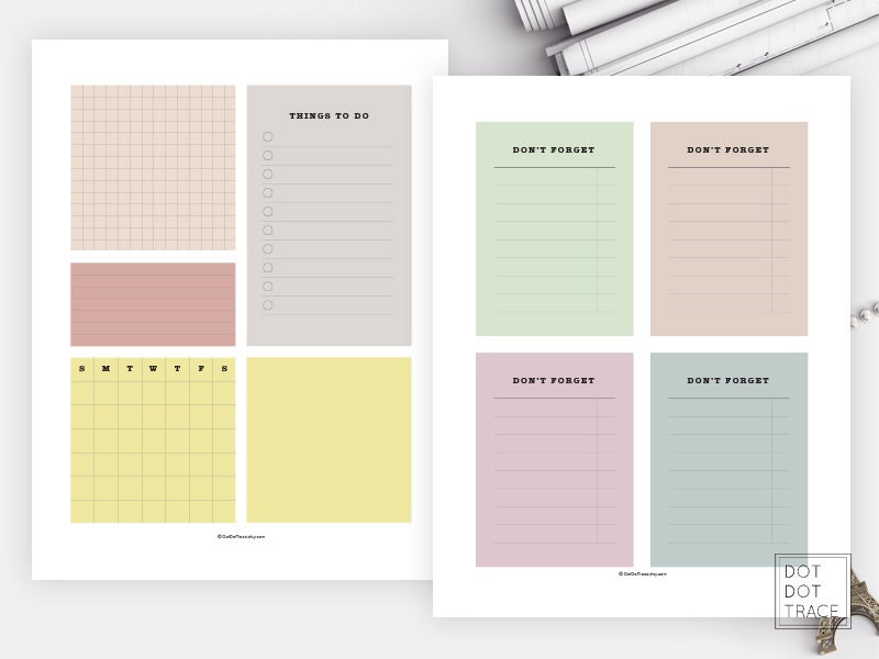 12 Essential Sticky Notes Printable Sticky Notes Template