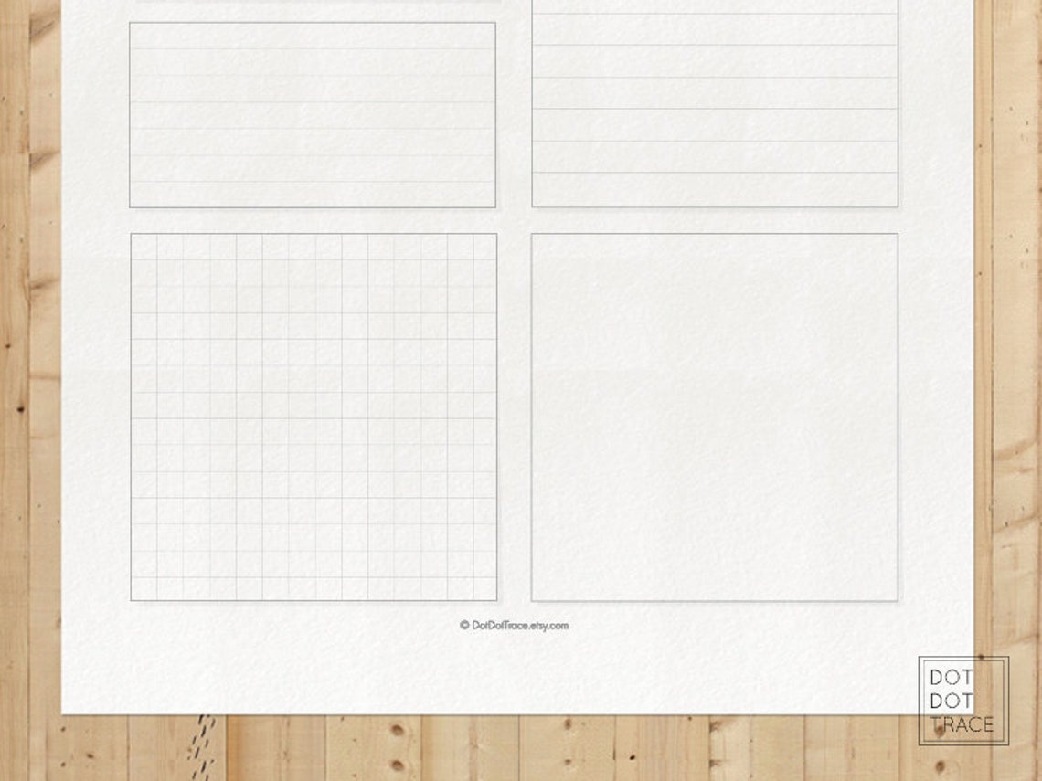 Plantillas de notas rápidas imprimibles Plantilla esencial de - Etsy México