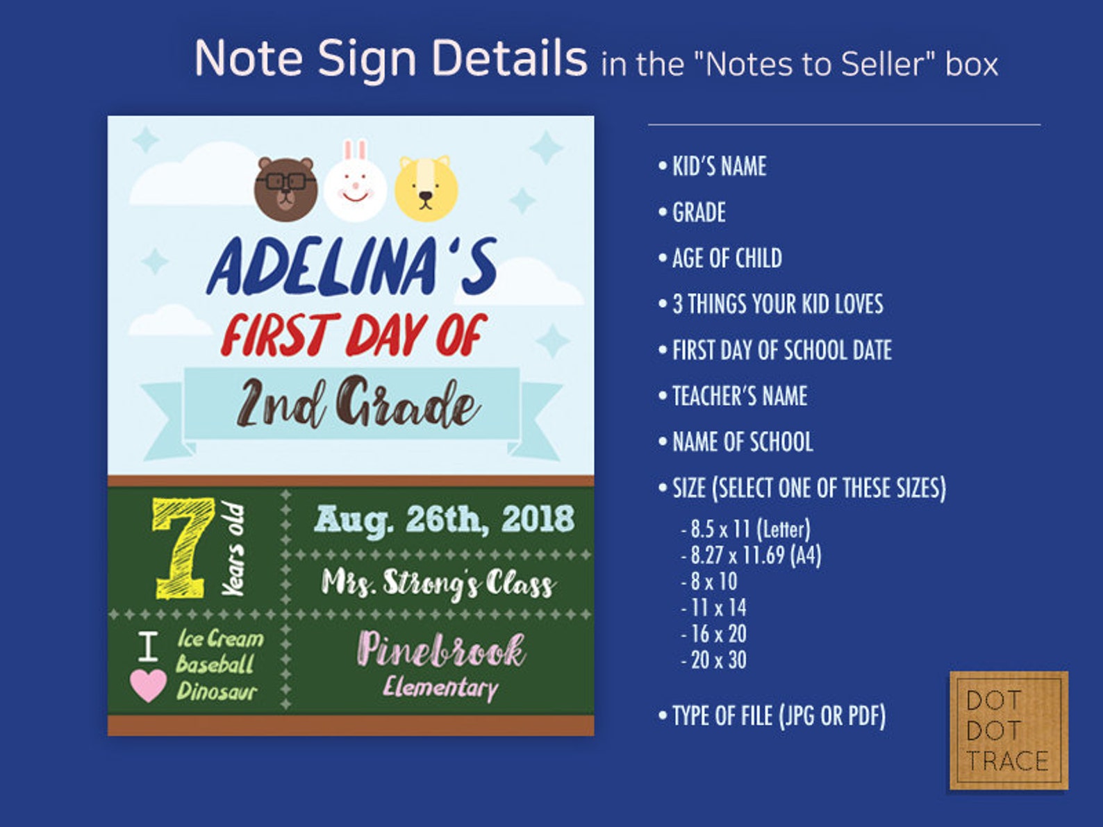 Custom First Day of School Sign First Day Printable School Sign First ...